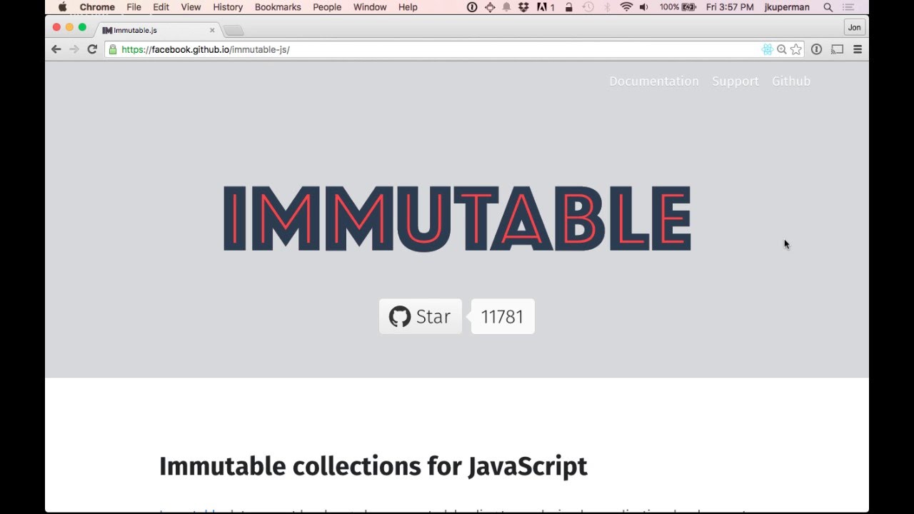 Immutable.js part 1 - Map