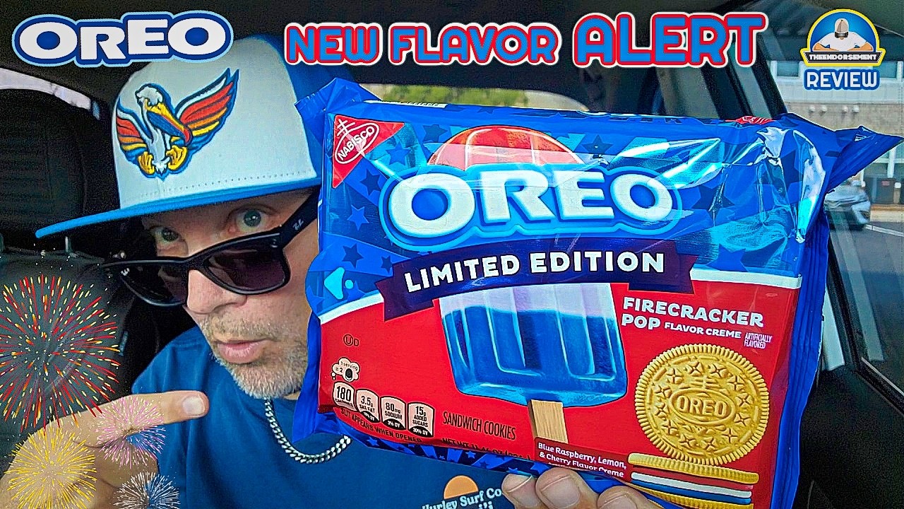 Oreo® Firecracker Pop Cookie Review!  🎆🍪 | Do We Need This Flavor? | theendorsement