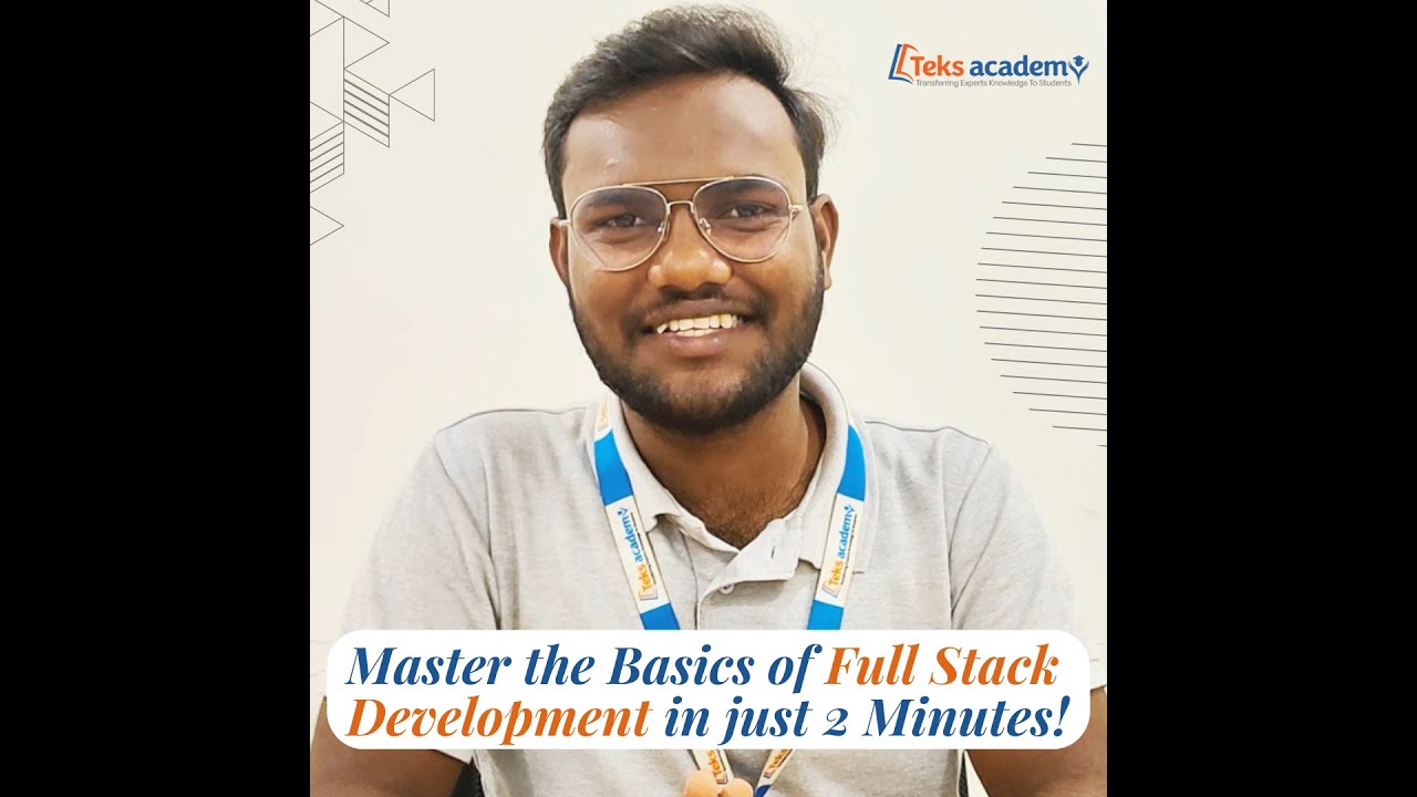 Master Full Stack Development: Trainer Bytes | #training #fullstack #trainer | @teksacademy
