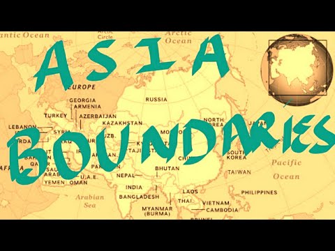 geographical boundaries of asia map physical political gk geography mapping study for civil services