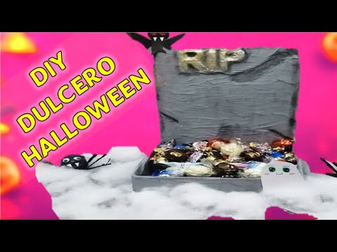 Dulcero de tumba o lapida| MANUALIDADES PARA HALLOWEEN