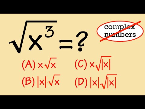 sqrt(x^3)=?