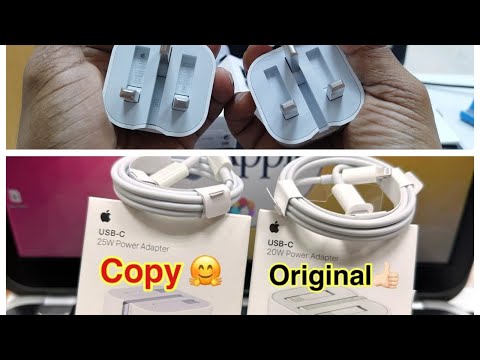 Original vs Fake Apple iPhone Charger | Apple 20W USB-C Power Adapter Original vs Fake 🔥
