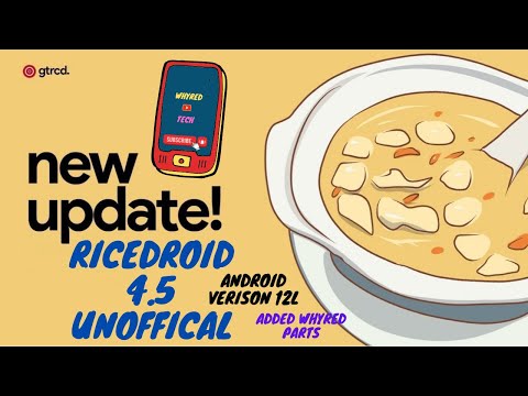 🔥RiceDroid 4.5 UNOFFICAL | Android_12L | Best Customized Rom & performance | Good B.B | For #whyred🔥