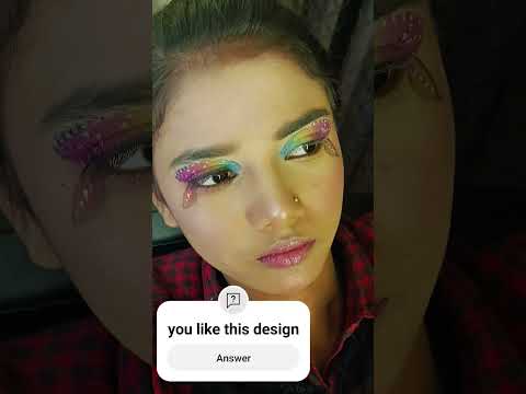 beautiful eye design # makeup # by soni makeup artist .