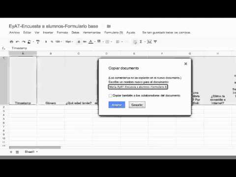 Formularios Google Docs: cómo crear una copia