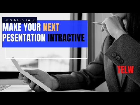 How to make interactive Presentations - TELW CDS