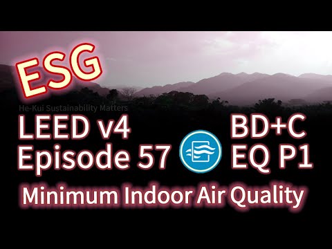 57 LEED EQ P1 Minimum Indoor Air Quality Performance (LEED BDC v4)(LEED AP Exam)