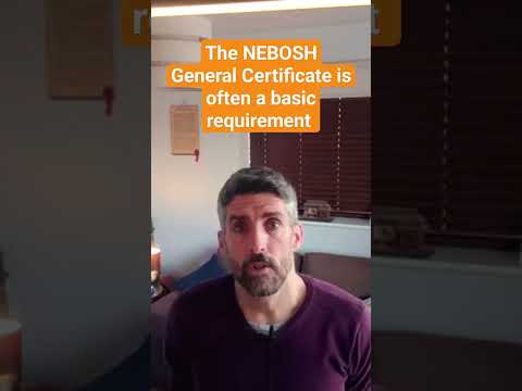Do you need the NEBOSH Certificate for a job in Health and Safety?