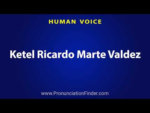 How To Pronounce Ketel Ricardo Marte Valdez