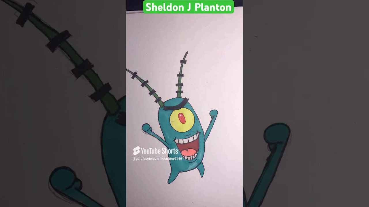 SHELDON PLANKTON / SPONGEBOB SQUAREPANTS / GBS - GIBSONBOOK