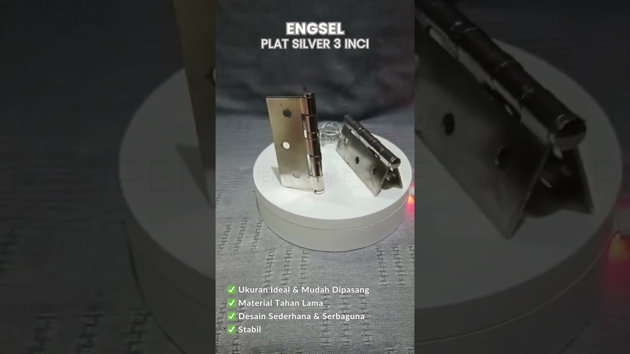 ENGSEL PLAT 3 INCI SILVER ENGSEL PINTU JENDELA