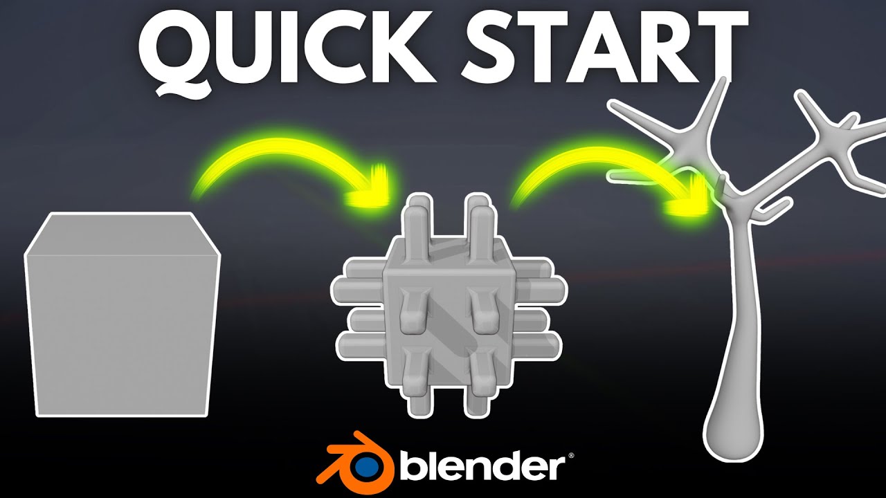 Blender Quick Start Guide in 1 Minute!