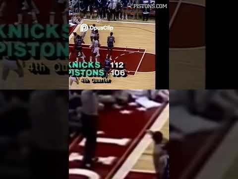 EPIC Finish! Pistons vs Knicks NBA Showdown #nba #nbalatino #basketball #sports#isiahthomas #nba