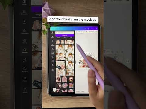 How to Use Mastilo Sticker Mockups in Canva - Quick tutorial
