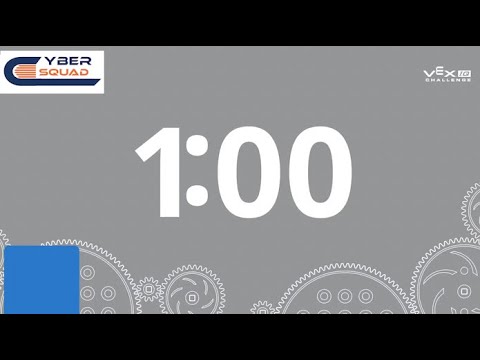 VEX IQ Robotics Competition Official Timer (With 5 Second Countdown & Important Timings)