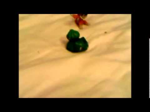 Bulbasaur Monferno vs Lugia Stop motion