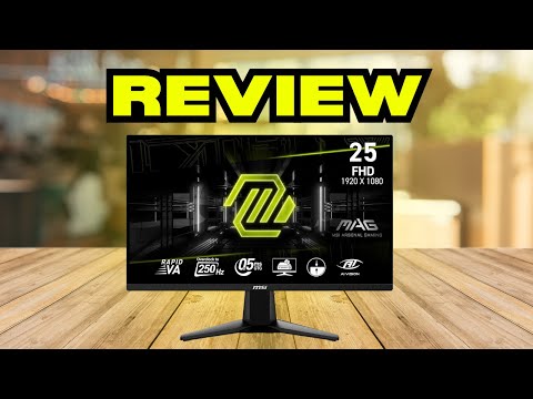 MSI Mag 255XFV 25-inch Gaming Monitor Review ✅ (Pros & Cons)