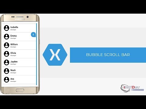 Learn Xamarin Android Tutorial Bubble Scroll Bar - Mind Luster