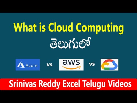 What is Cloud Computing in Telugu || MS Azure vs AWS vs Google Cloud