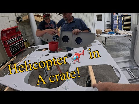 We pick up our DIY 4 seat Hummingbird 300L helicopter kit and get started on assembly! Ep.1