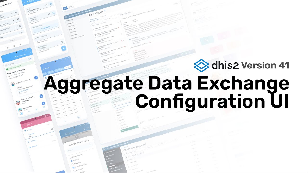 Aggregate Data Exchange configuration UI - #dhis2 #version41