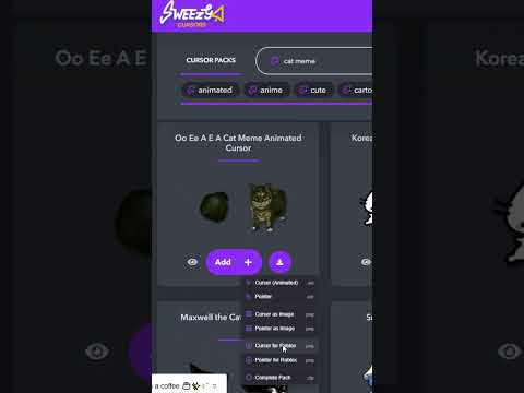 How to Change Your Mouse Cursor to Oo Ee A E A Cat Meme Cursor for Roblox