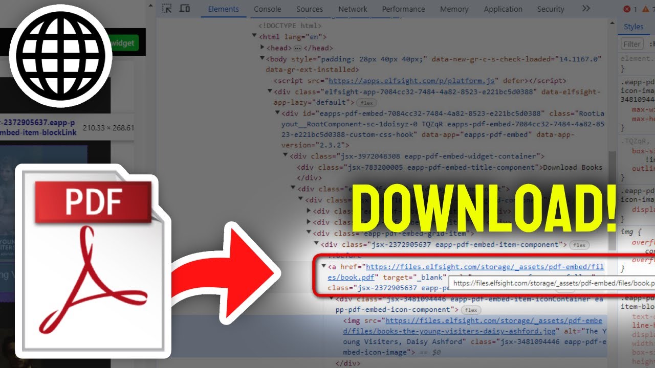 How to Download Embedded PDF From Website - Full Guide