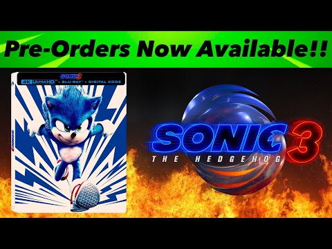 Pre-Orders For 4K SteelBook, Blu-Ray & DVD For Sonic Movie 3 Are NOW AVAILABLE