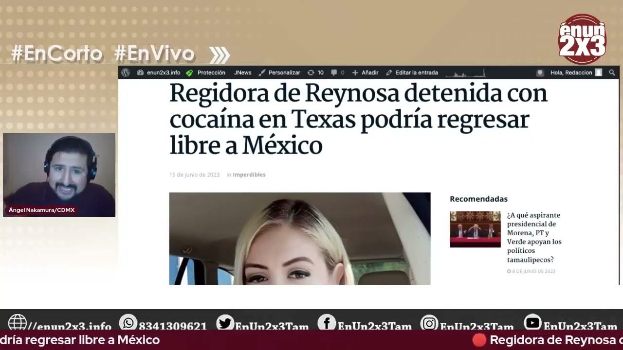 🔴 Regidora de Reynosa detenida con cocaína en Texas podría regresar libre a México.