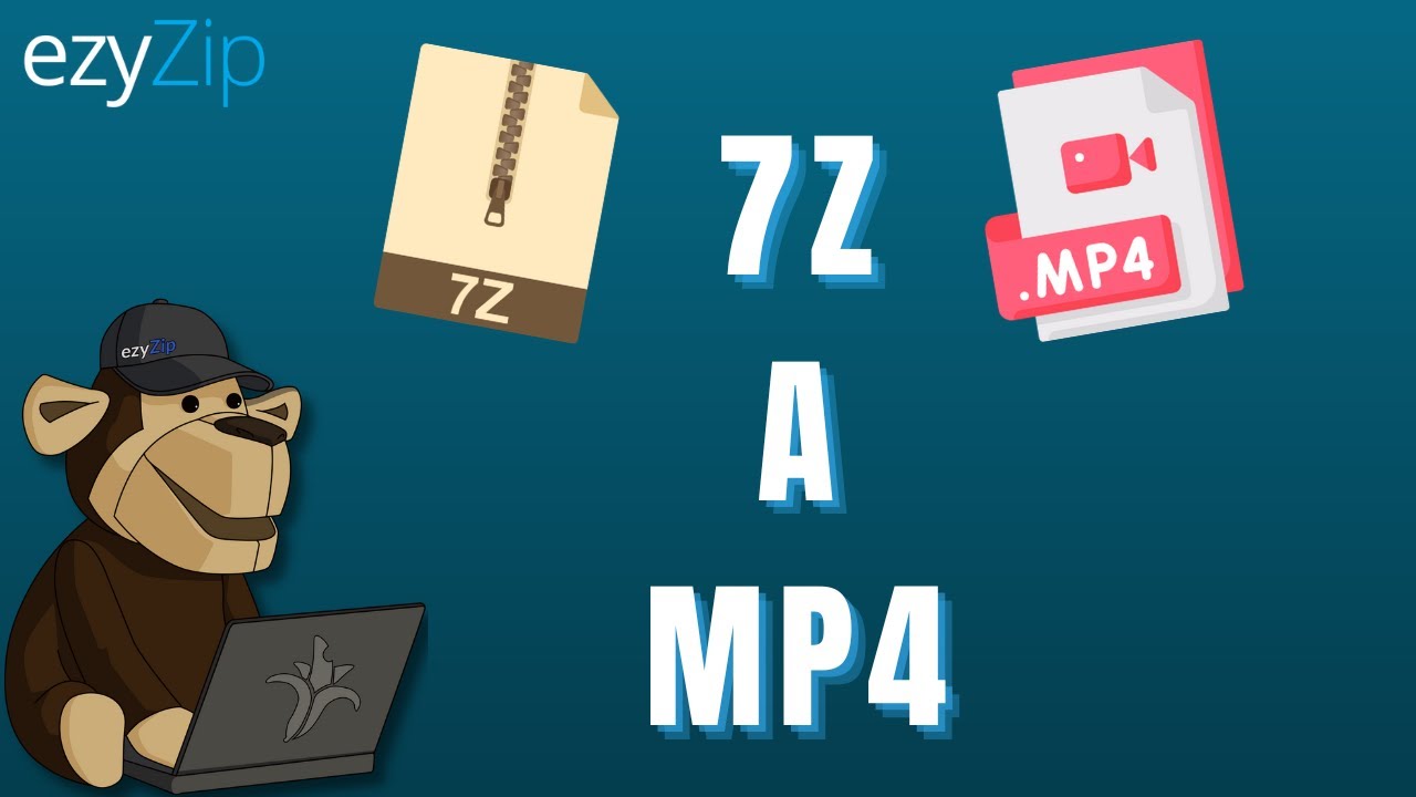 Convierte 7Z a MP4 En Línea (Sin subir archivos - 100% privado) - ezyZip