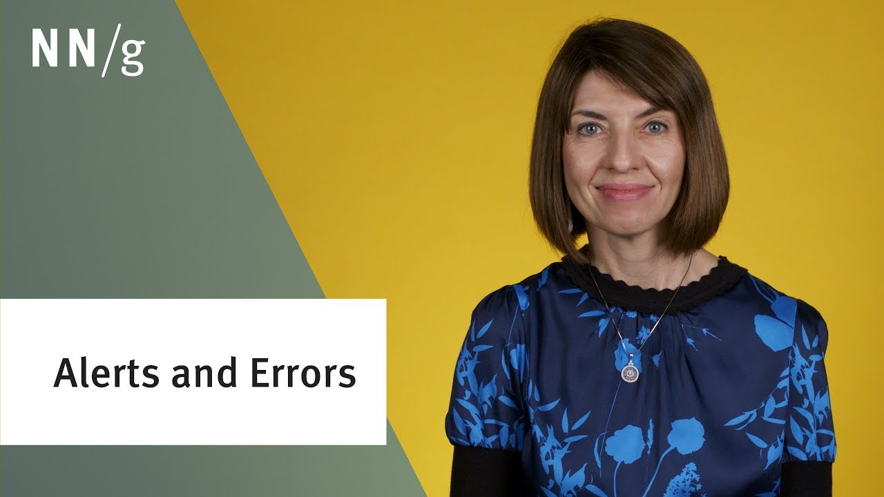 Error Handling on Mobile Devices: Showing Alerts