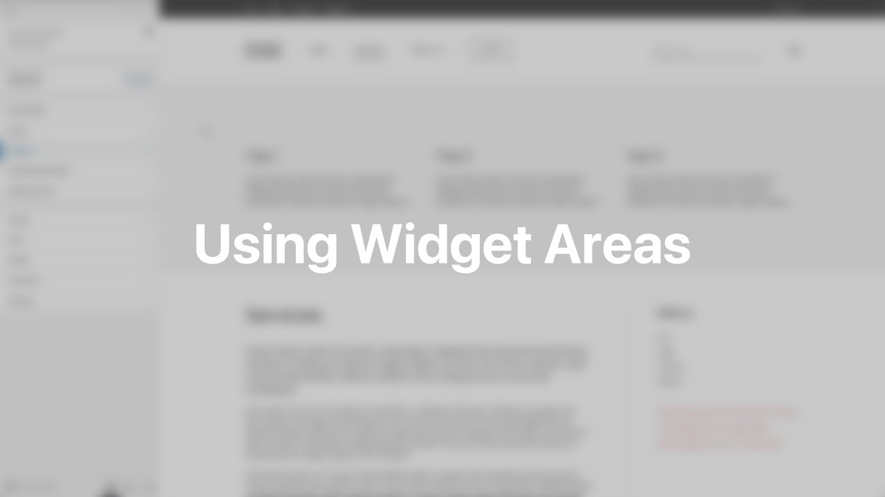 Using Widget Areas | YOOtheme Documentation (WordPress)