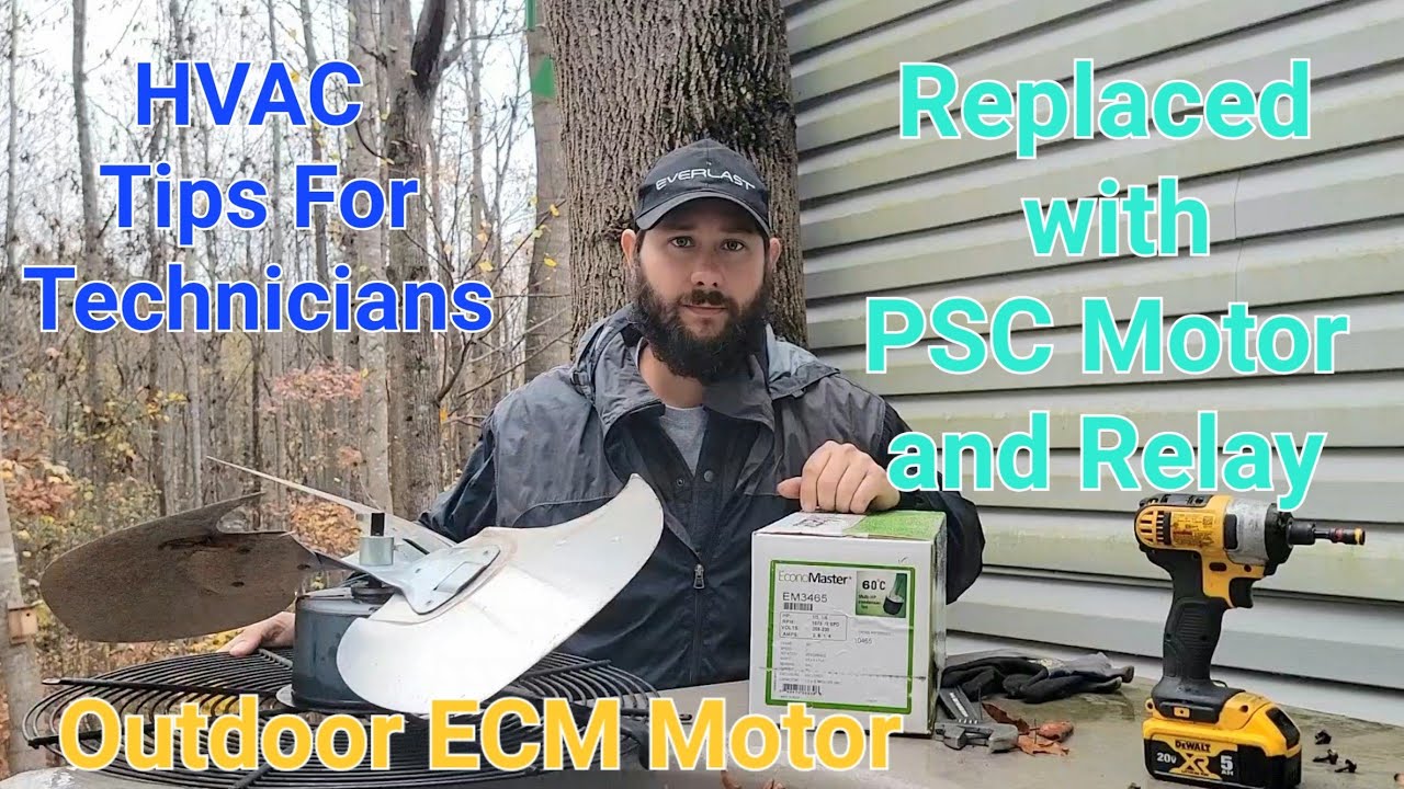 Replace Your Outdoor ECM Motor with a PSC Motor in NO TIME!