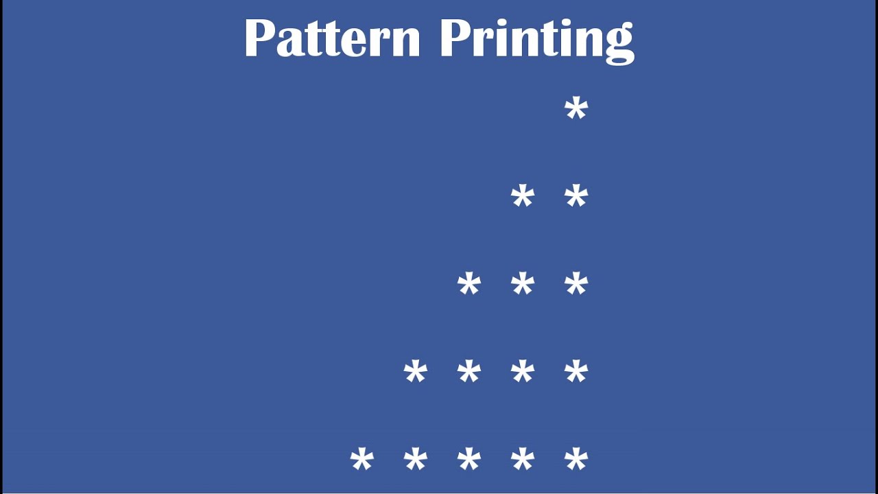 C Practical and Assignment Programs-Pattern Printing 3