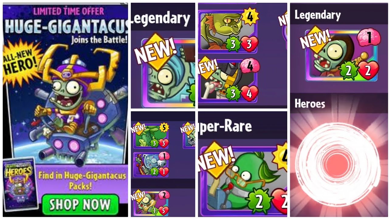 It is Huge-Gigantacus Hero/Pack. Is it true? PvZ Heroes