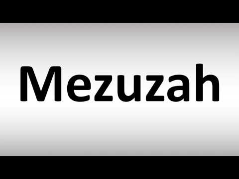 How to Pronounce Mezuzah