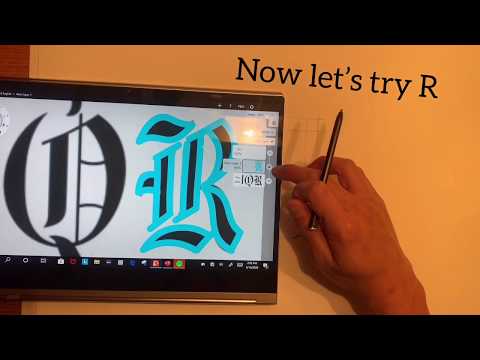 Letter Tutorial | Old English Font