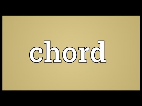 Chord Meaning