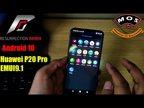 P20 Pro Resurrection Remix Android 10 GSI ROM(CLT-L09/L29/L04/AL00) Mate 10/Mate 10 Pro/Honor View10