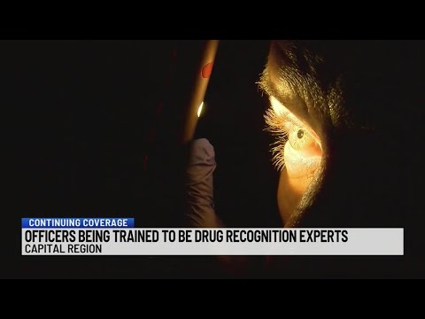 Officers being trained to be drug recognition experts