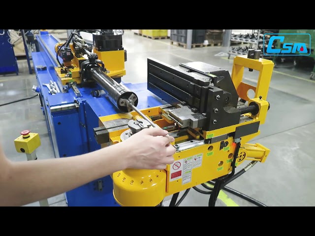 Hydraulic Pipe Bender - CNC Electric Tube Push Bending Machine ...