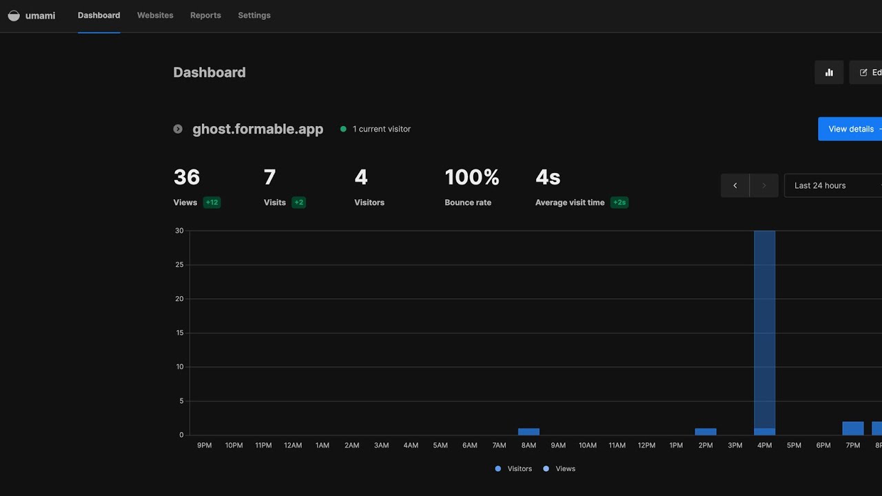 Self-hosted Website Analytics with Umami