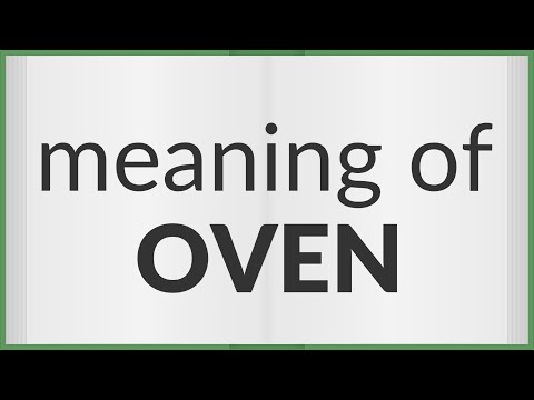 Oven | meaning of Oven