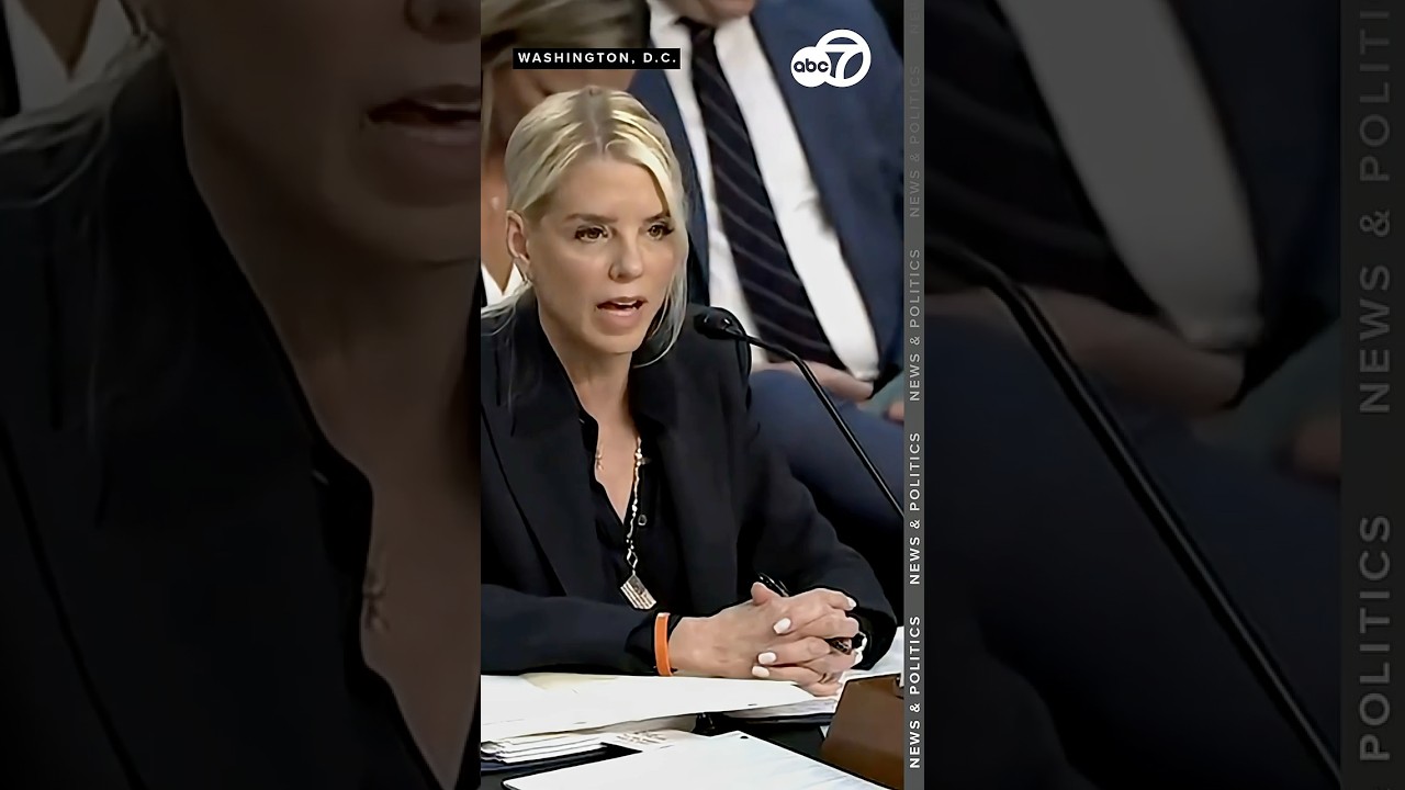 Attorney General Pam Bondi asked if FBI found photos of Trump in Jeffrey Epstein's files
