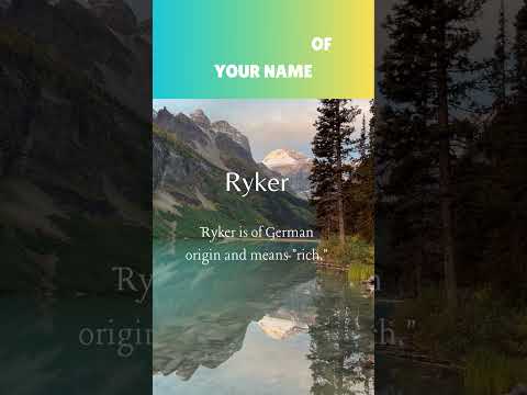 Name Tales: The Meanings of Names