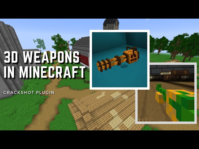Shooting Farm Pvp Map + 3DWeapons Minecraft Map