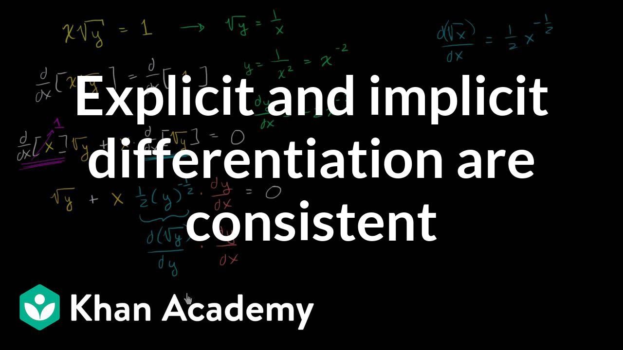 Understanding Implicit and Explicit Differentiation in Calculus | Galaxy.ai