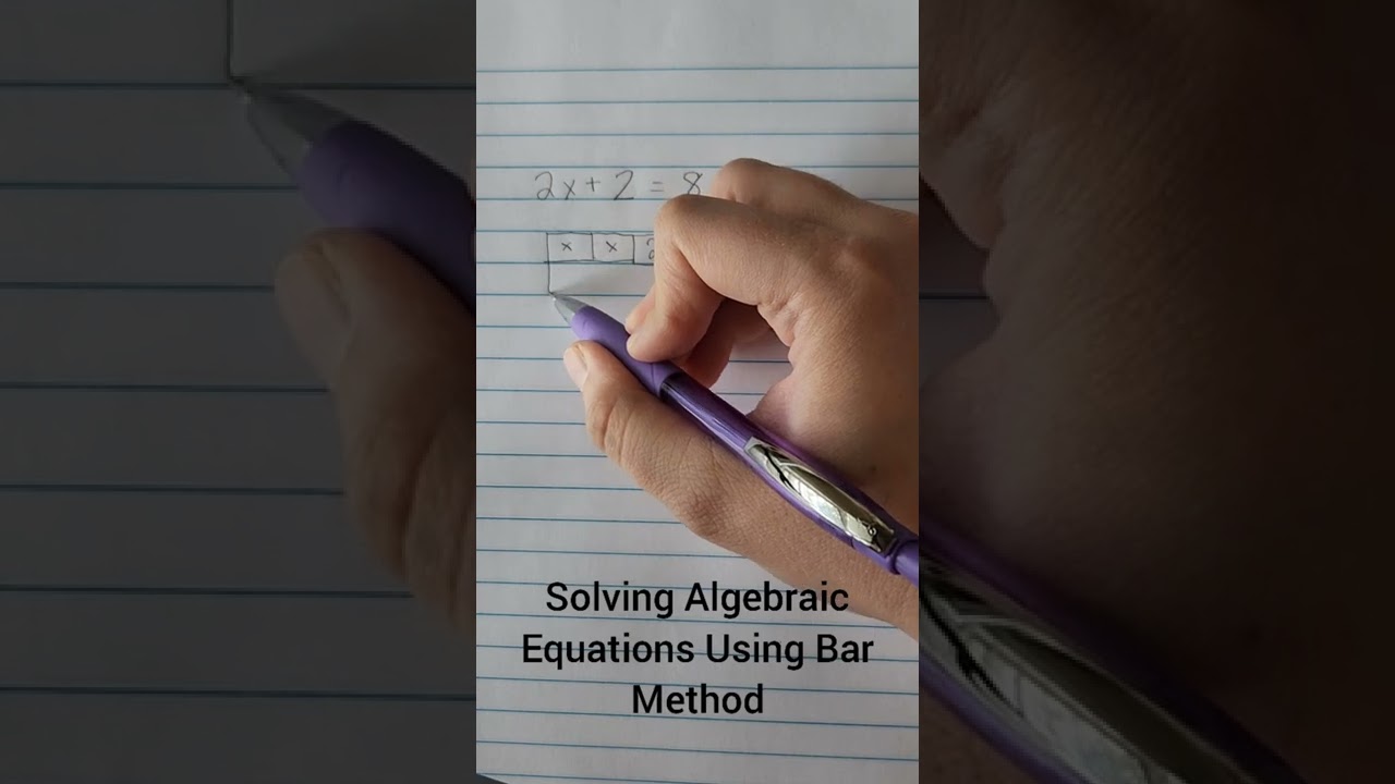 Solving Algebraic Equations Using Bar Model 2/3