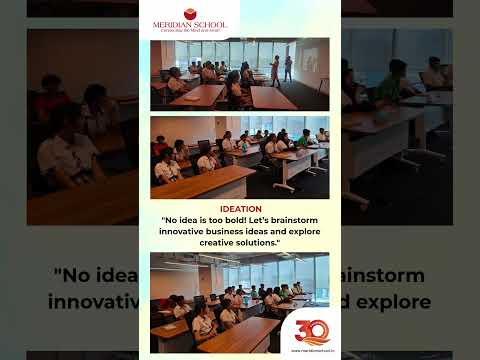 Workshop on Design Thinking | Meridian School | Banjara Hills